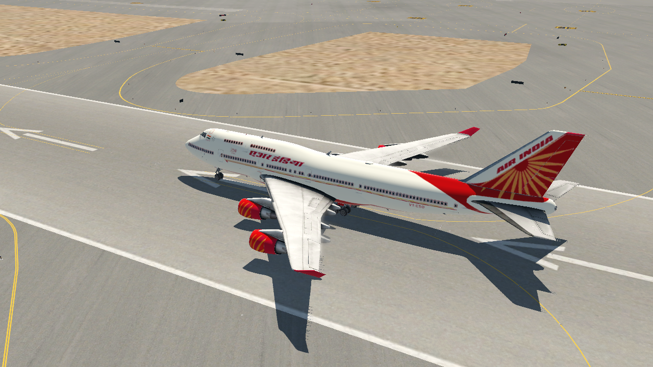 Air India Flying Palace and Flying Swan livery for Boeing 747-400 ...