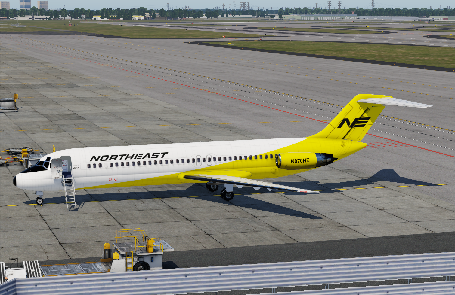Northeast Airlines Douglas DC-9-32 N970NE - Aircraft Skins - Liveries ...