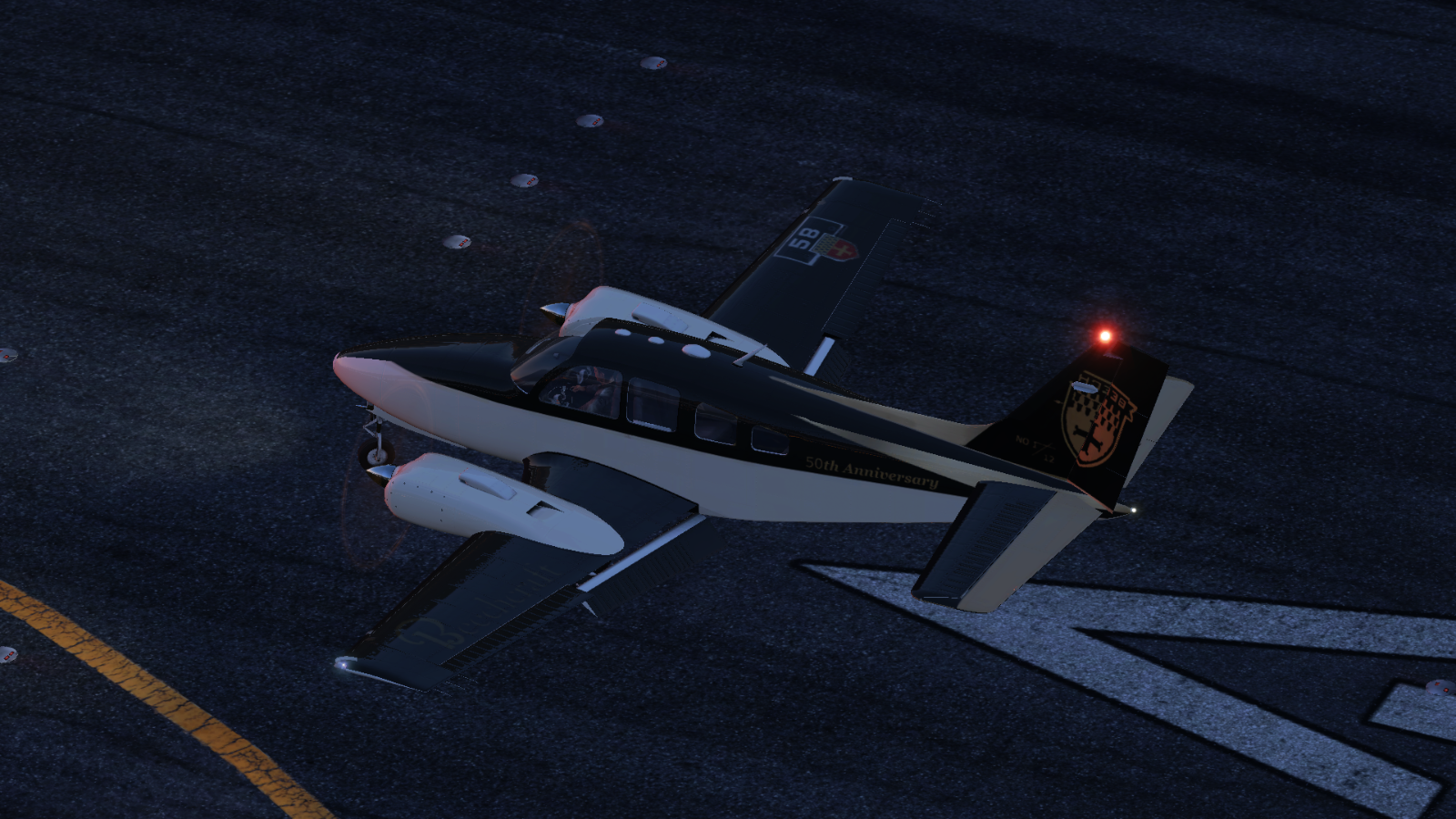 50th anniversary livery for BE58 - Aircraft Skins - Liveries - X-Plane ...