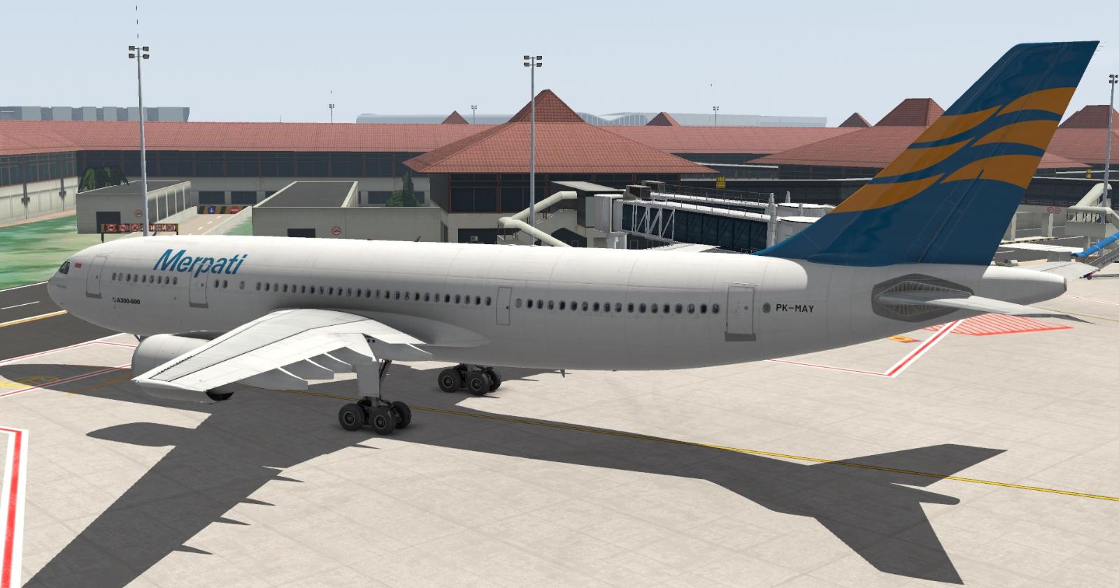 Merpati Nusantara Airlines PK-MAY for iniSimulations A300-600R(F) v2 ...