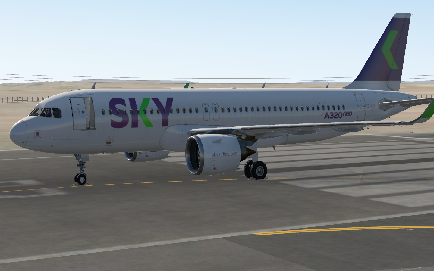 [ToLiss A20N] SKY AIRLINES Chile / CC-AZN | Glideslope Simulations ...