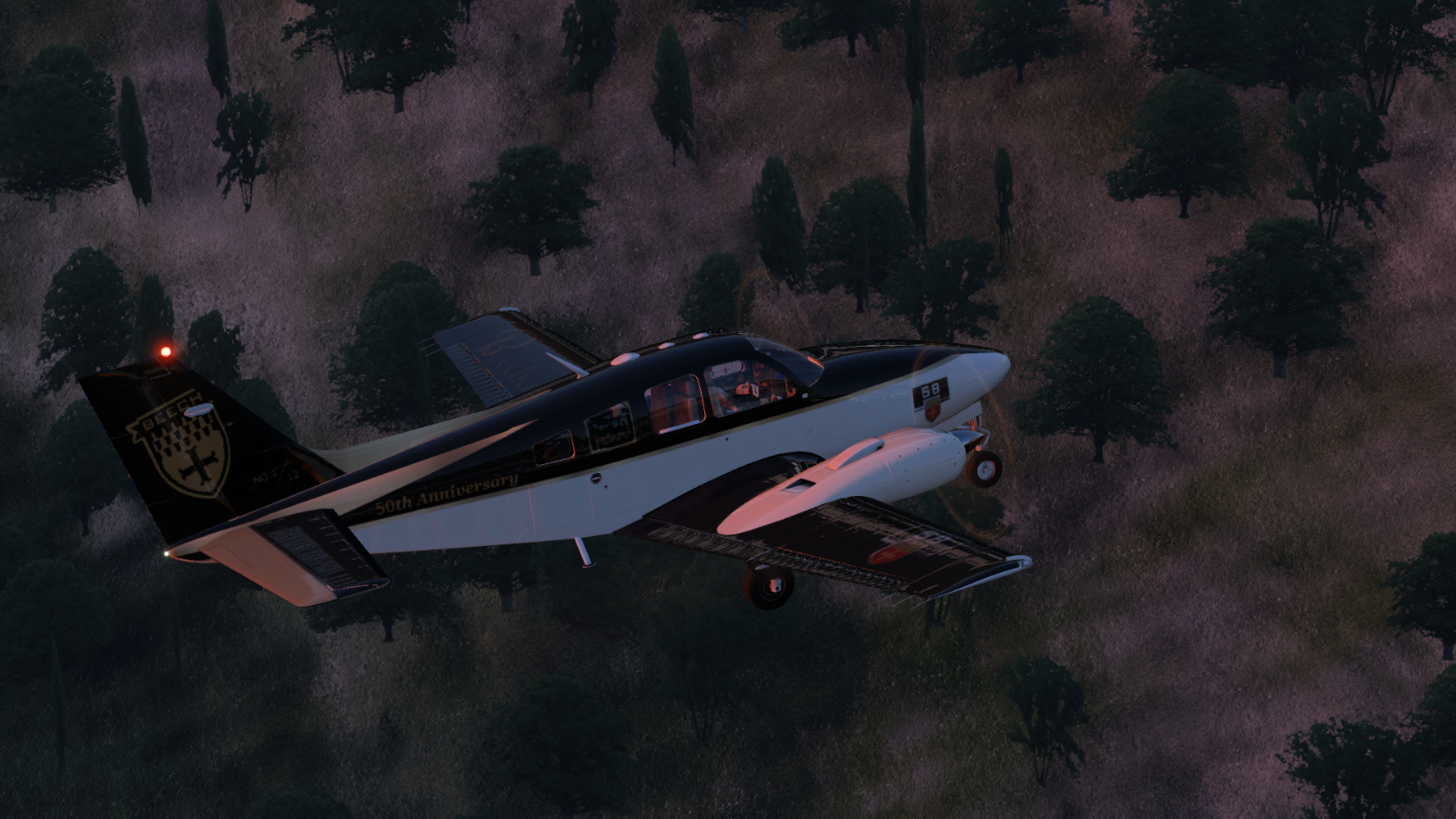 50th anniversary livery for BE58 - Aircraft Skins - Liveries - X-Plane ...