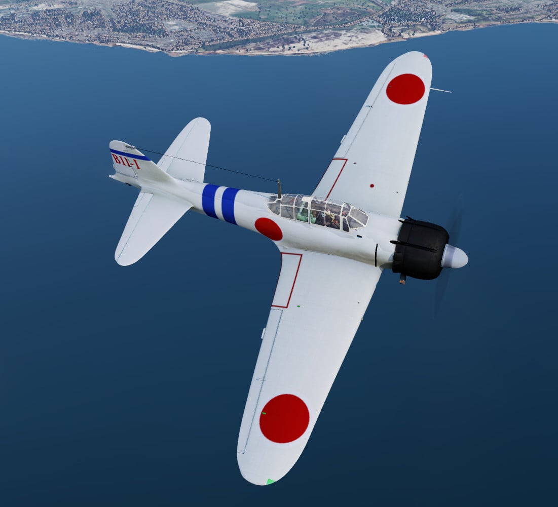 Zero - Mitsubishi A6M Fighter for X-Plane 12 - Military Aircraft XP12 ...