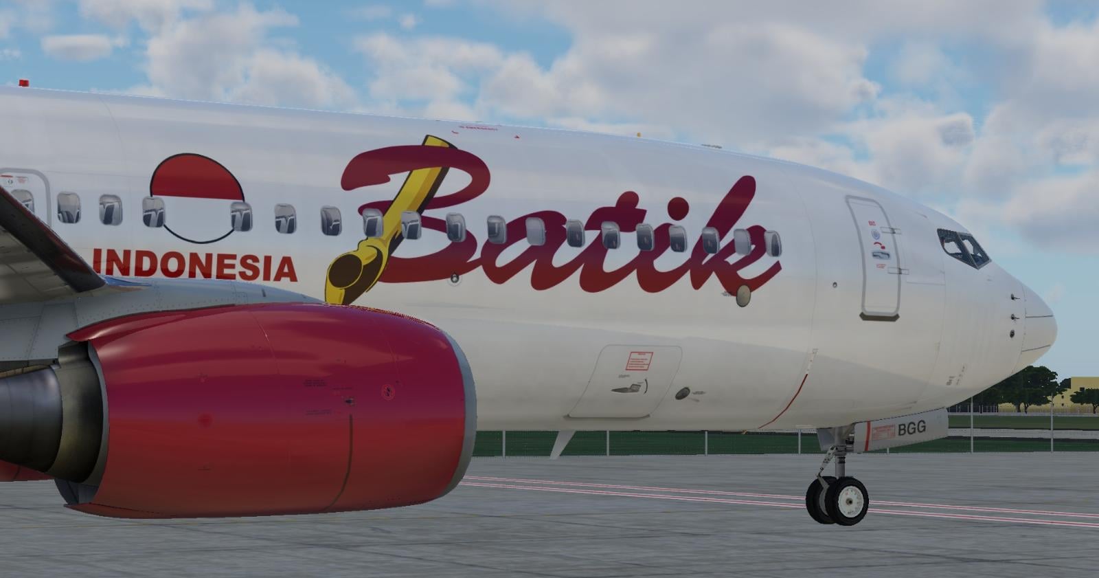Batik Air Indonesia PK-BGG (Airbus tail) for Zibo 3.31+ - Aircraft ...