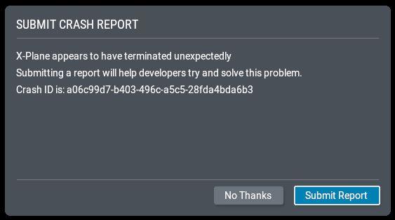 Crash Report - X-Plane 12 Technical Support - X-Plane.Org Forum
