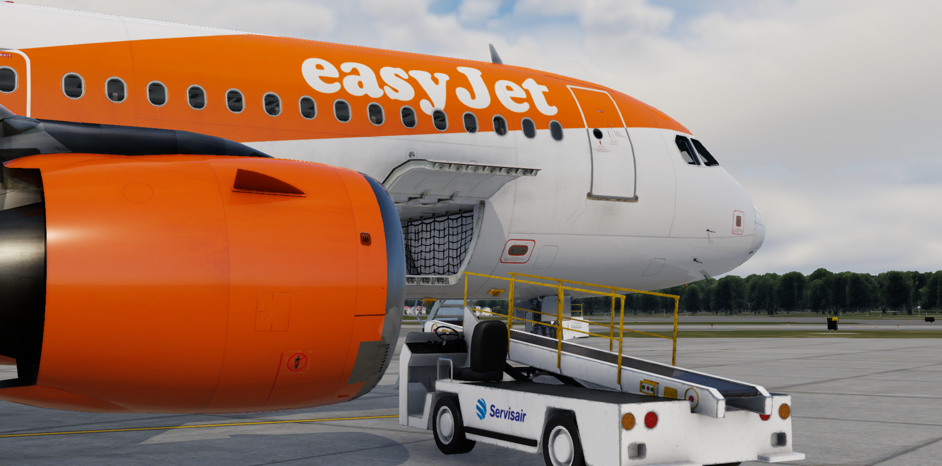 ToLiss Ground Handling Livery - Serviceair - Toliss A320 - X-Plane.Org ...