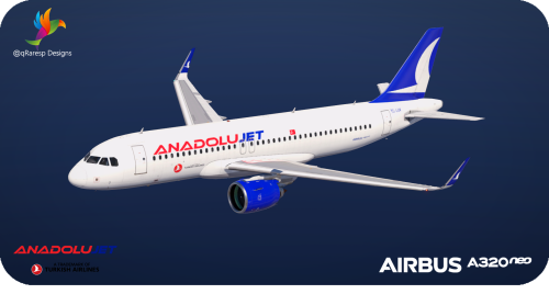 AnadoluJet livery for Toliss A320neo - Toliss A320 - X-Plane.Org Forum