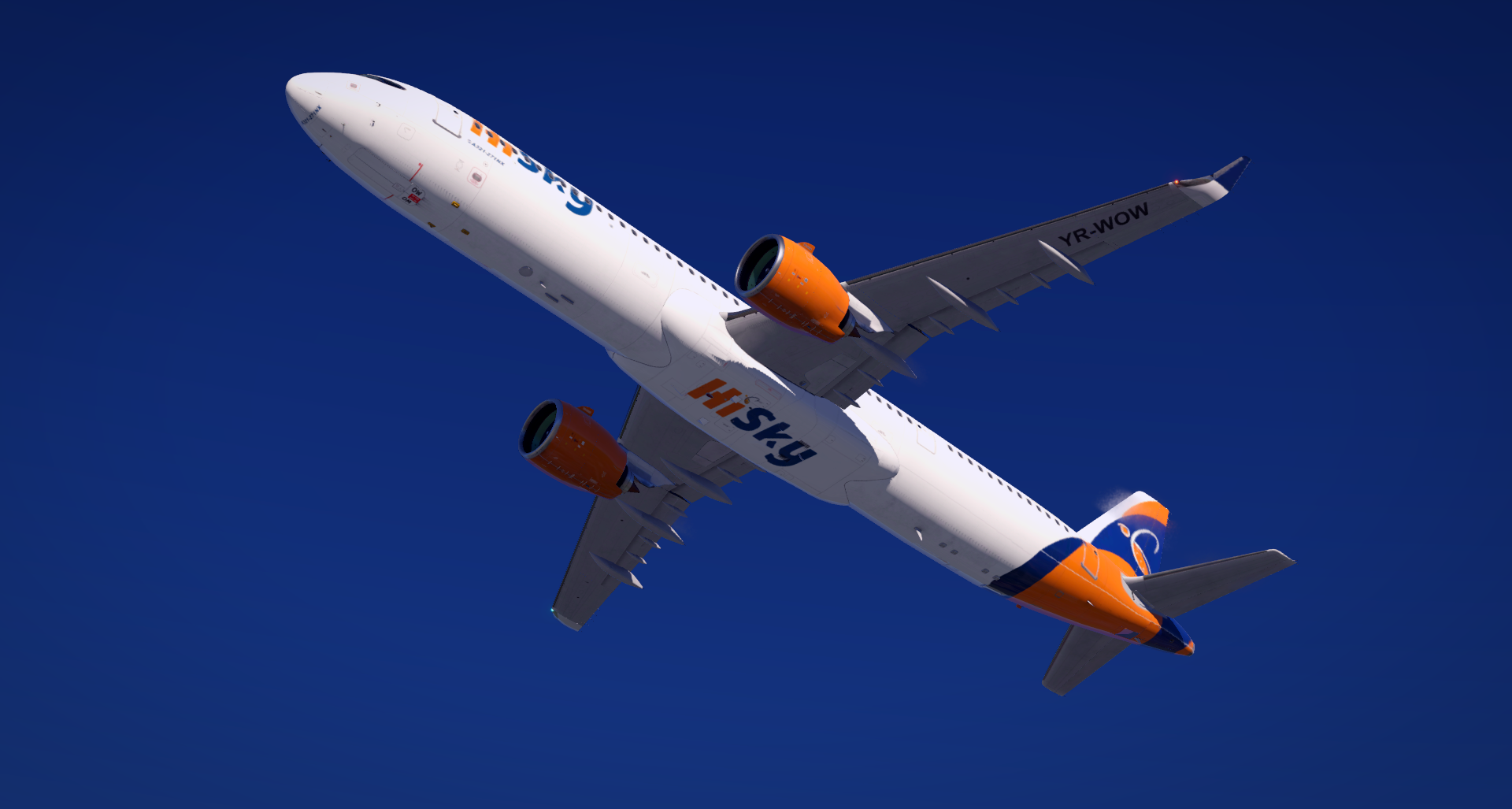 HiSky livery for Toliss A321neo - Toliss A321 - X-Plane.Org Forum
