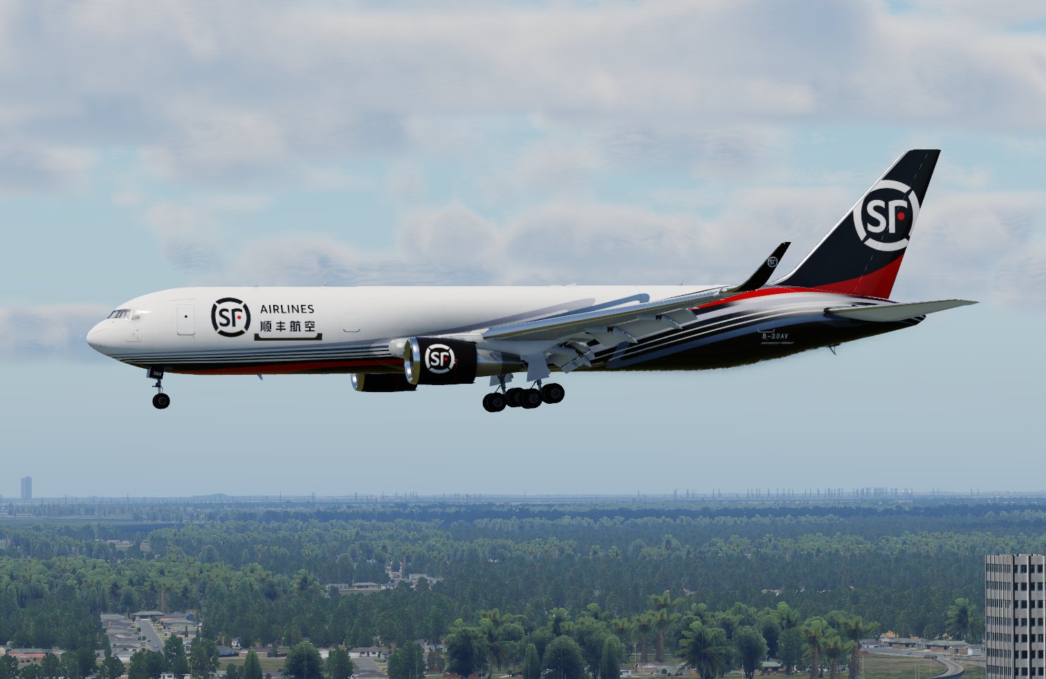 SF Shunfeng Airlines Boeing 767-300ERF B-20AV - Aircraft Skins ...