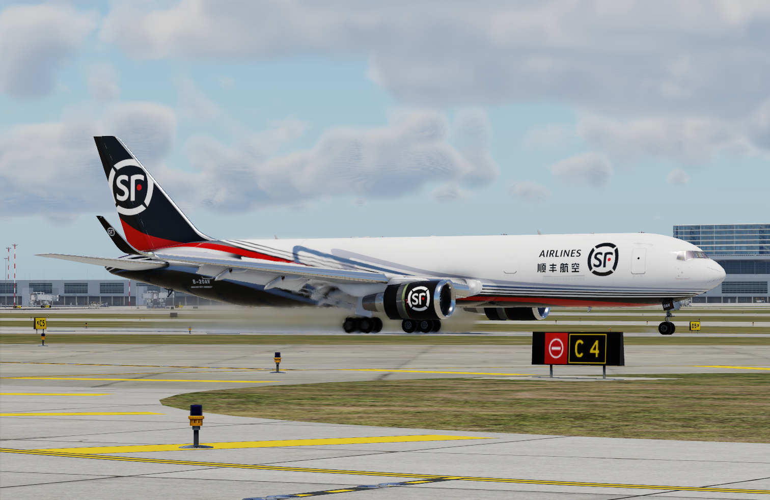 SF Shunfeng Airlines Boeing 767-300ERF B-20AV - Aircraft Skins ...