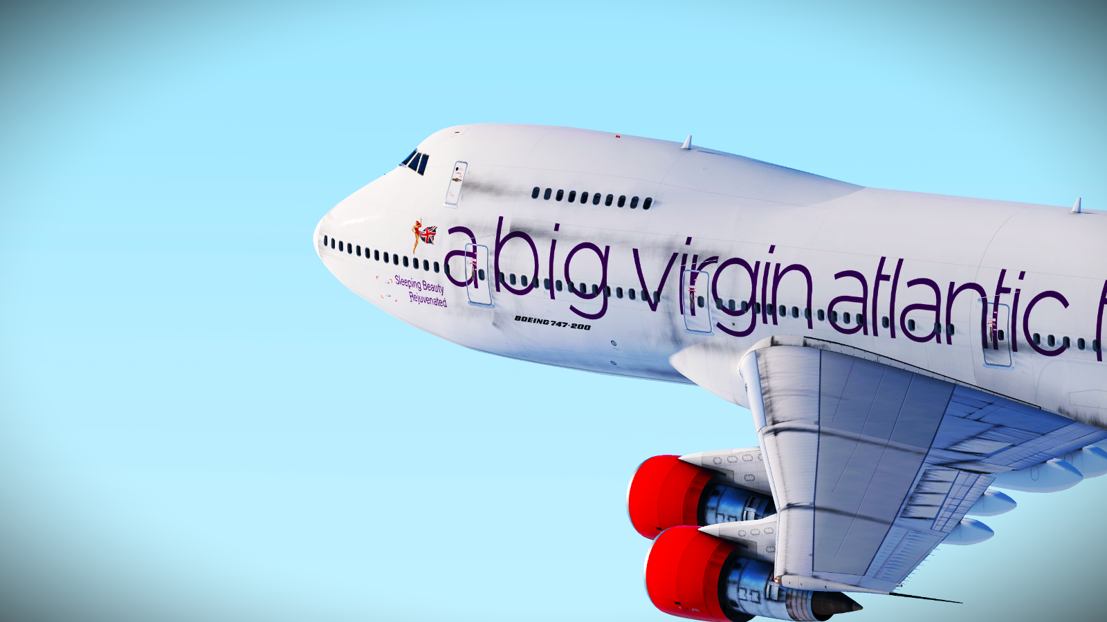 Felis 747 Classic Virgin Atlantic G-VNAP 'Sleeping Beauty Rejuvenated ...