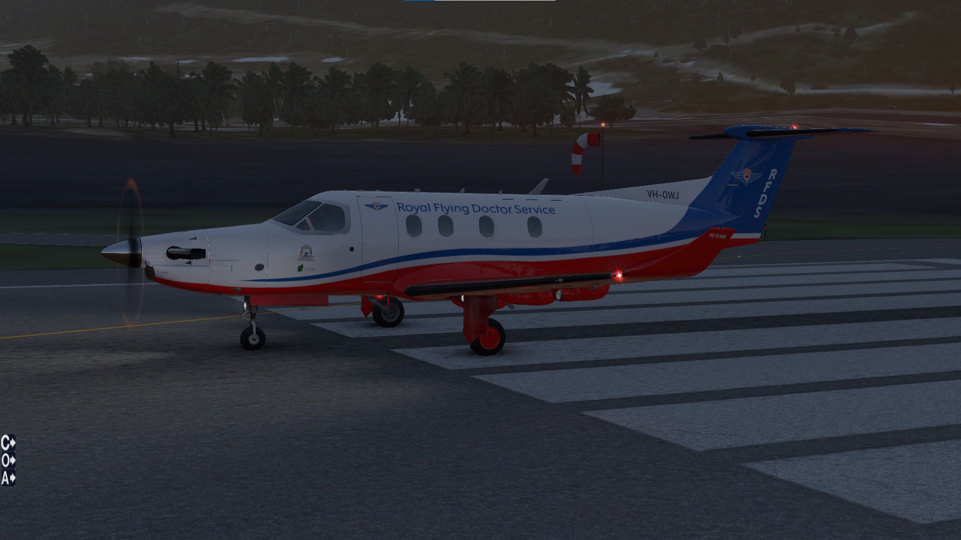 Royal Flying Doctor Service VH-OWJ PC-12 [Carenado] livery - Carenado ...