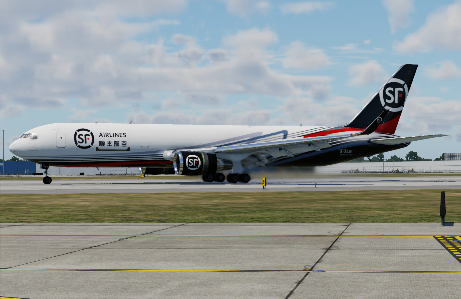 SF Shunfeng Airlines Boeing 767-300ERF B-20AV - Aircraft Skins ...