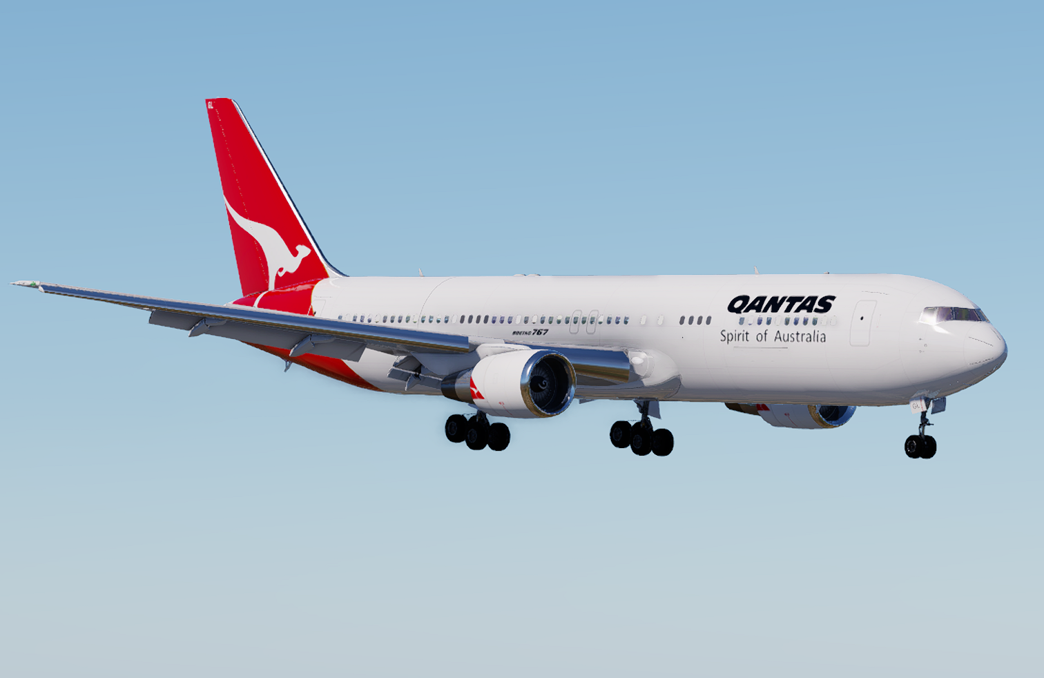 Qantas Airways Boeing 767-300 VH-OGL for Project 76 - Aircraft Skins ...