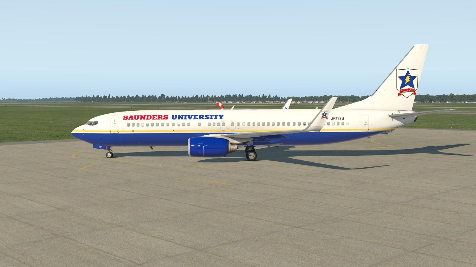 GUP Saunders University Default 737 (Fictional) - Aircraft Skins ...