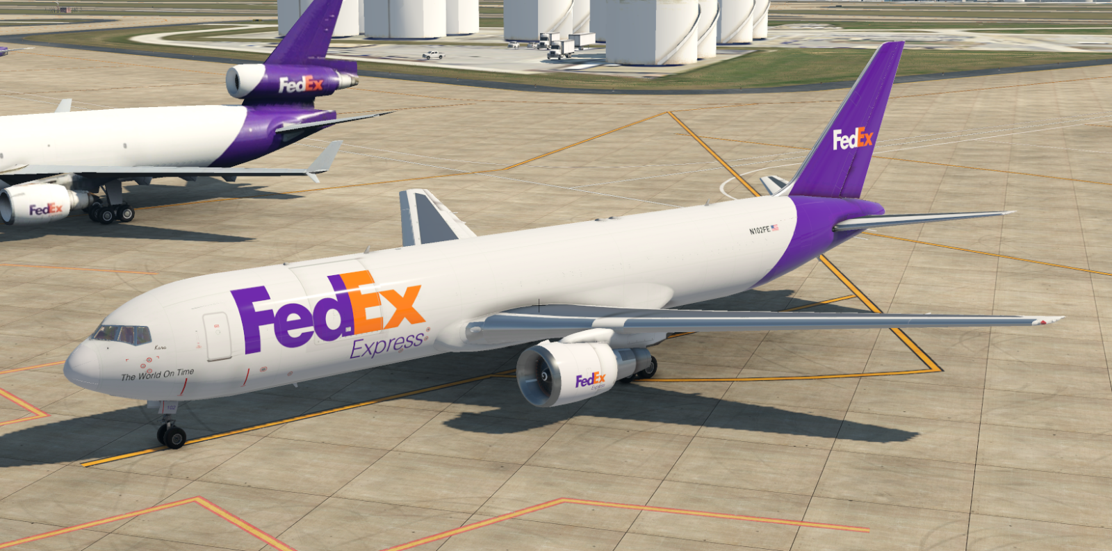 FedEx Express Cargo Livery N102FE for Project 76 767-300ER - Aircraft ...