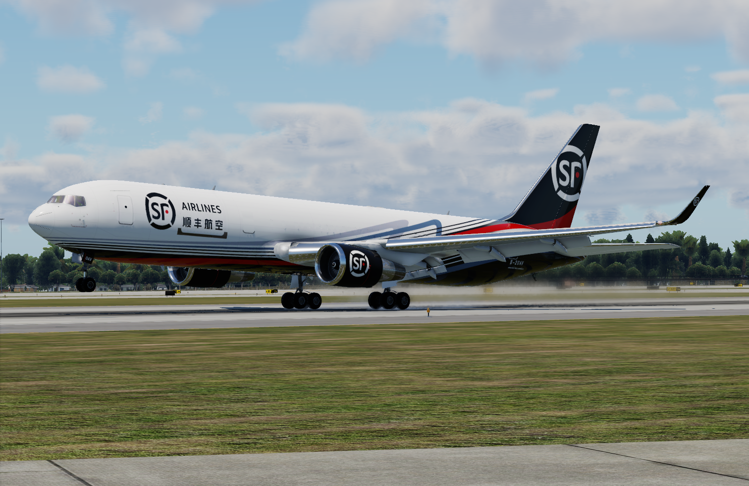 SF Shunfeng Airlines Boeing 767-300ERF B-20AV - Aircraft Skins ...