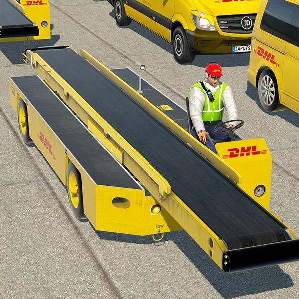 DHL Ground Service Vehicles - GHD Livery - X-Plane Ground Vehicles - X ...