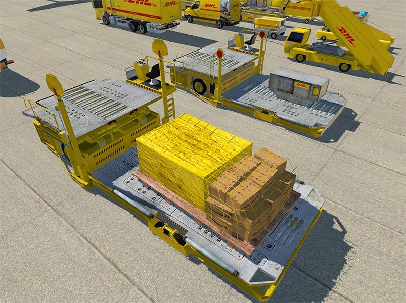 DHL Ground Service Vehicles - GHD Livery - X-Plane Ground Vehicles - X ...
