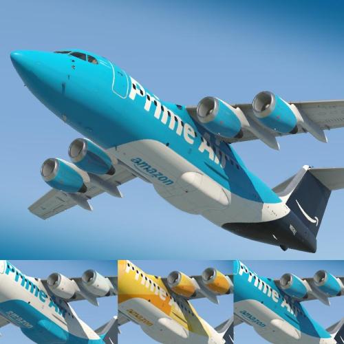 Prime Air - BAe 146-200QC by JustFlight - Aircraft Skins - Liveries - X ...