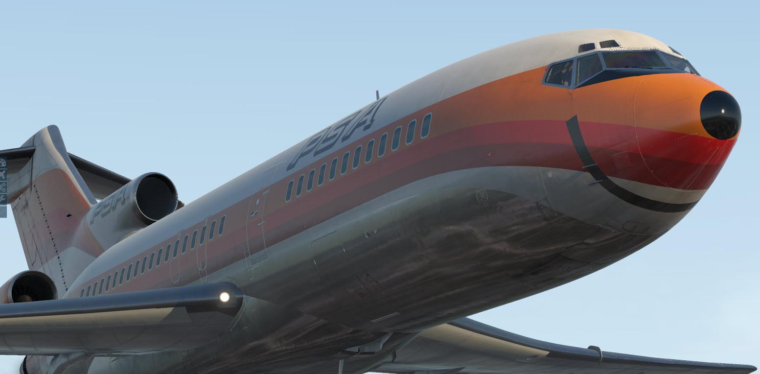 Pacific Southwest Airlines Boeing 727-100 for FJS 727-100 - Aircraft ...
