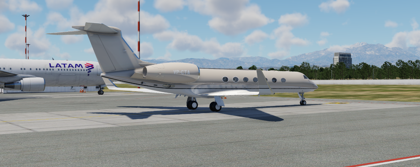 VP-CTA Tango Flugbetrieb Livery for AKD GLF550 - Aircraft Skins ...