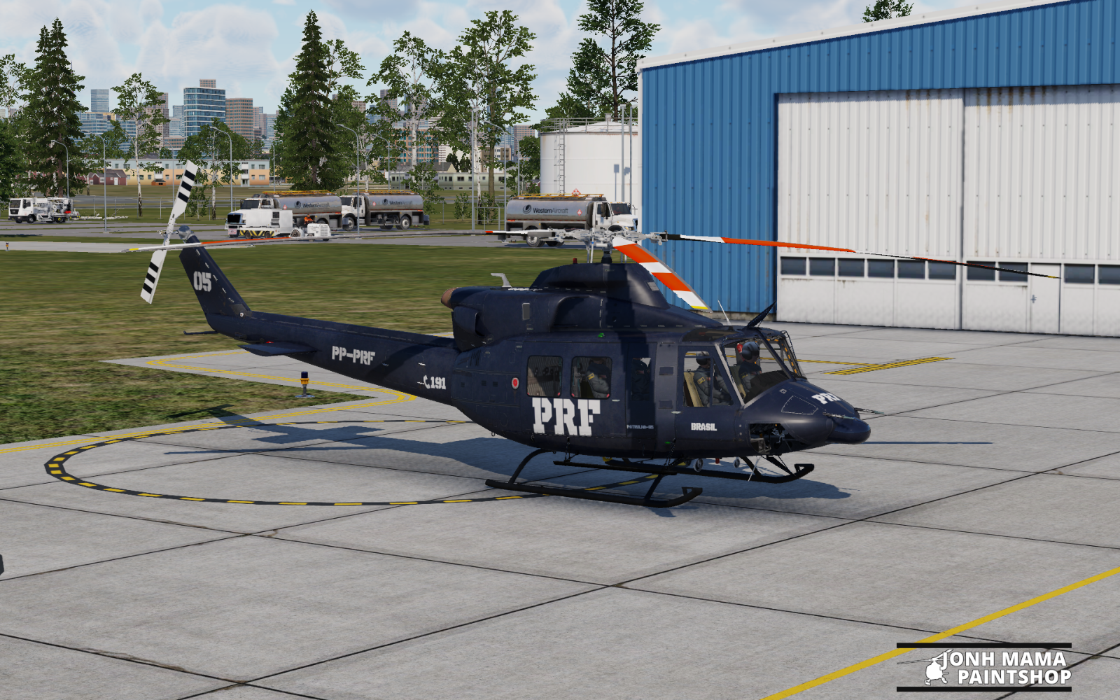 X-Trident Bell 412 - PP-PRF ( Polícia Rodoviária Federal ) [MODERN ...