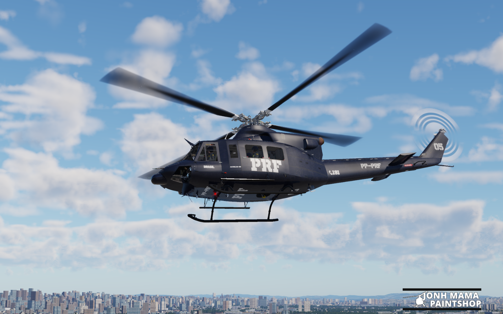 X-Trident Bell 412 - PP-PRF ( Polícia Rodoviária Federal ) [MODERN ...