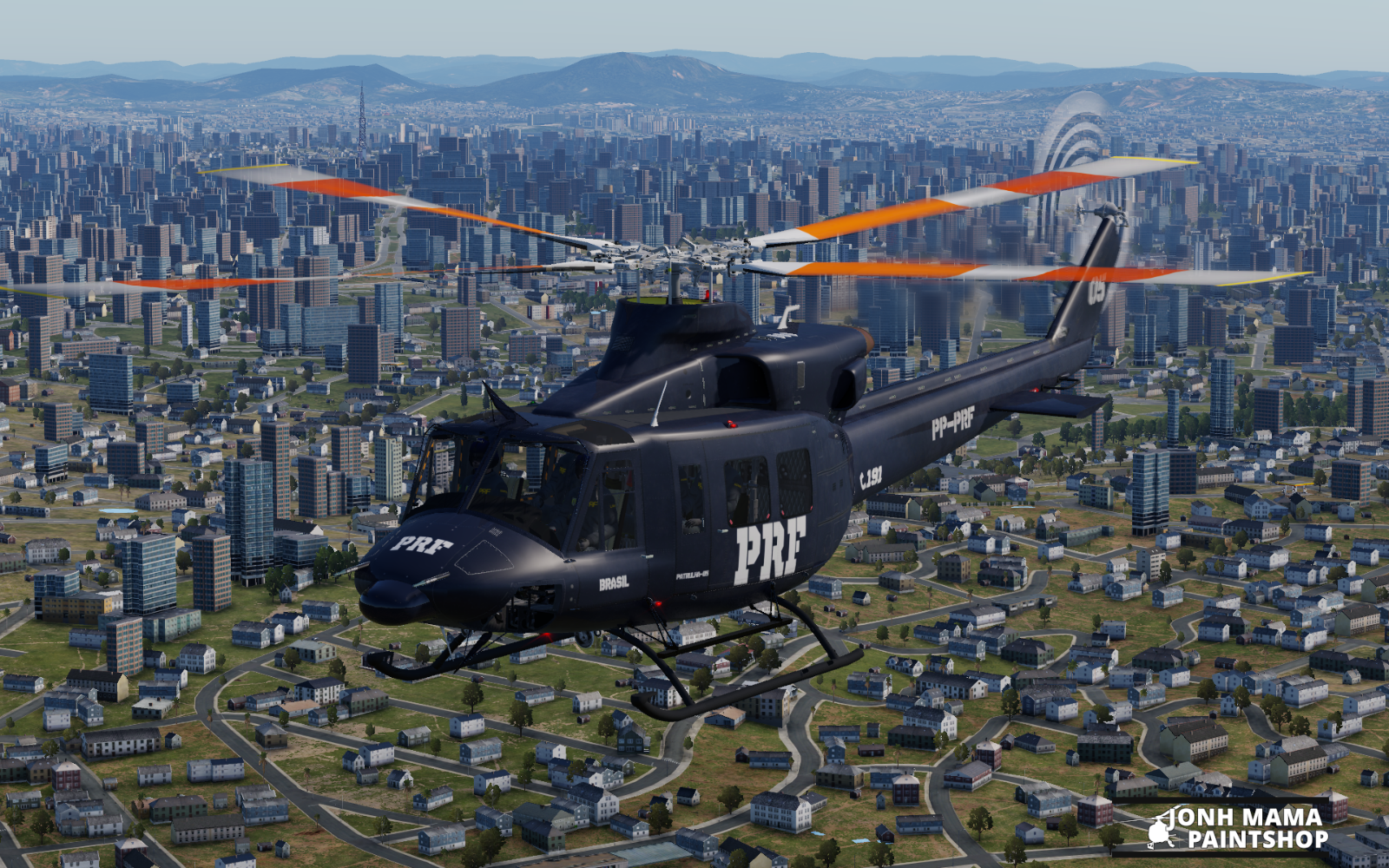 X-Trident Bell 412 - PP-PRF ( Polícia Rodoviária Federal ) [MODERN ...