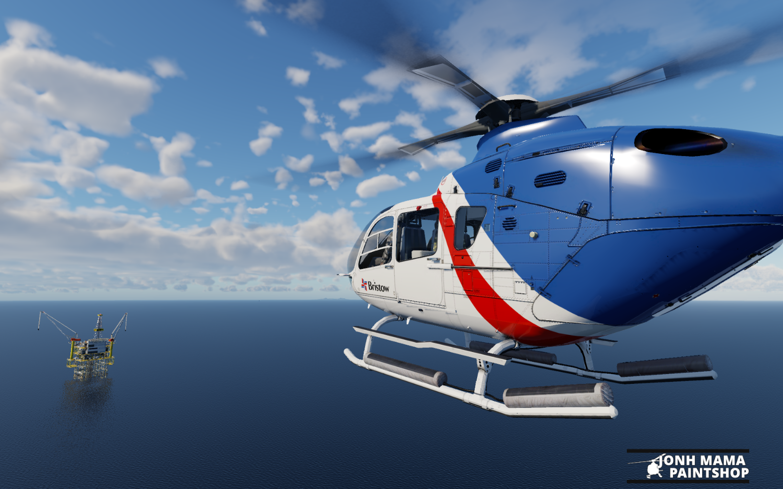RotorSim EC-135 V5 - N335BG ( Bristow Group ) - Aircraft Skins ...