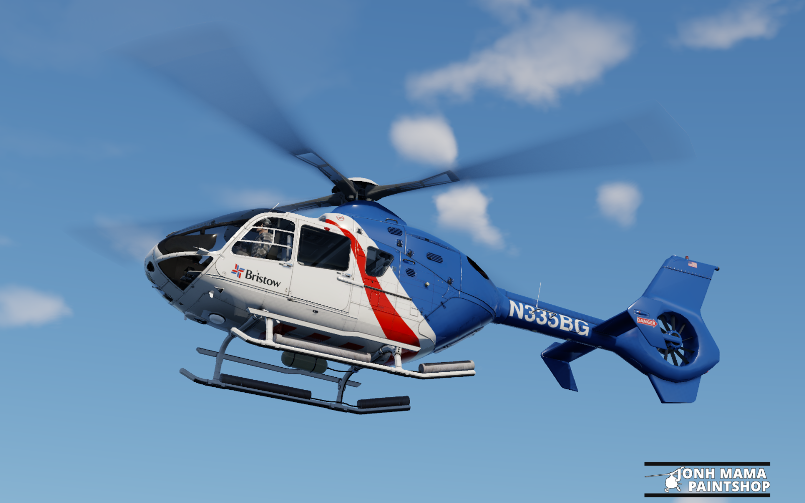 RotorSim EC-135 V5 - N335BG ( Bristow Group ) - Aircraft Skins ...