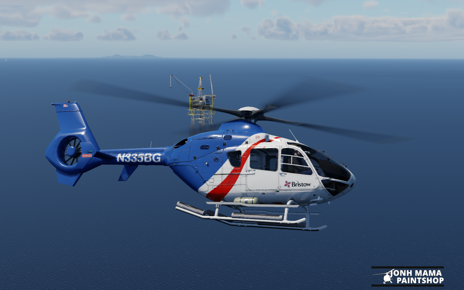 RotorSim EC-135 V5 - N335BG ( Bristow Group ) - Aircraft Skins ...