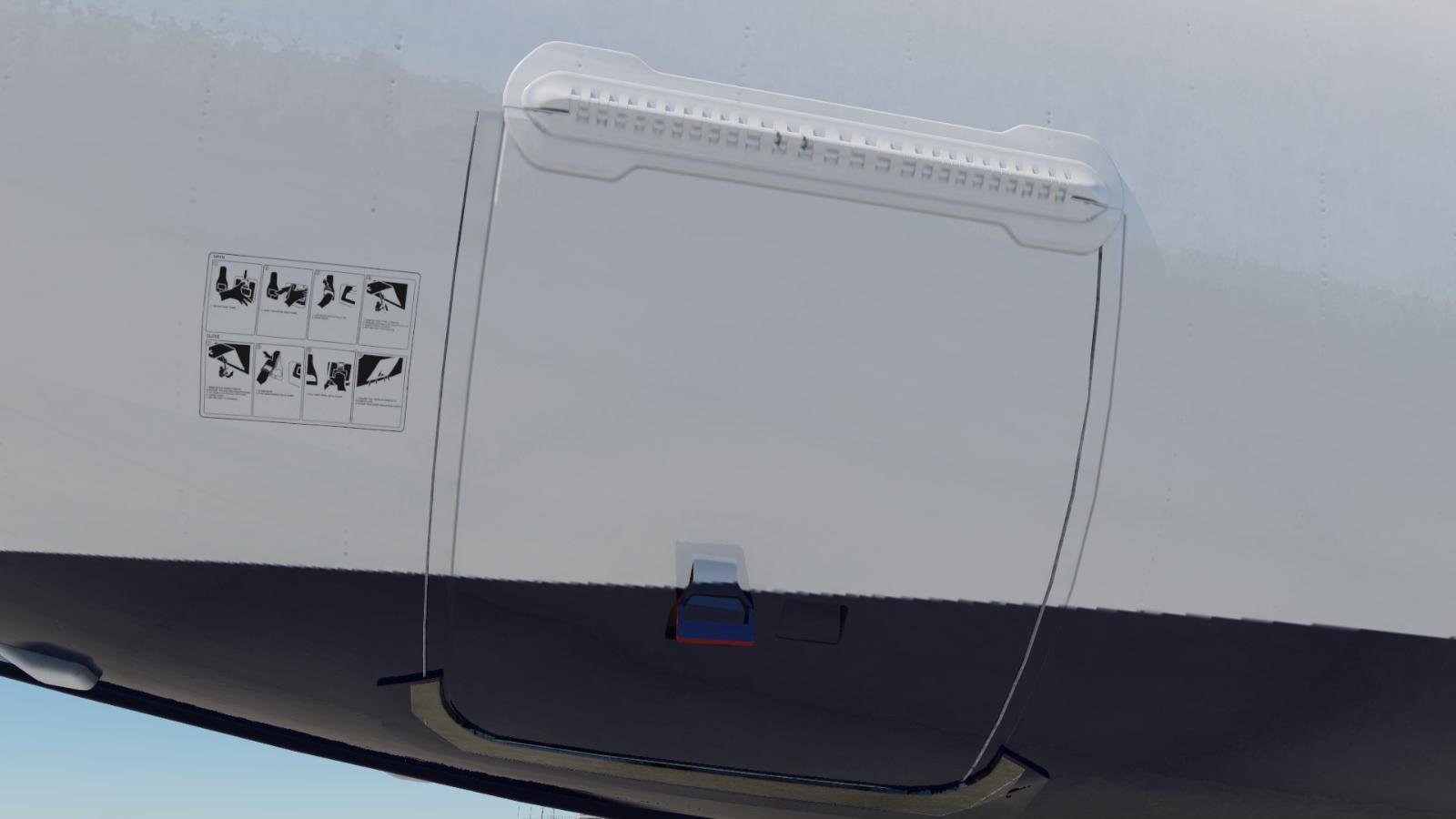 E190 AFT CARGO DOOR mod/Texture error - E-Jets Family by X-Crafts - X ...