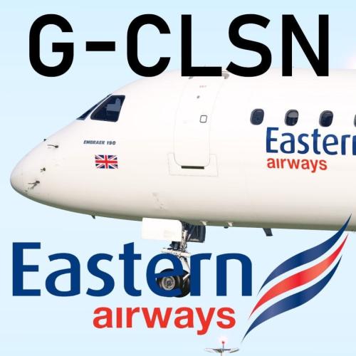 X-Craft Eastern Airways Embraer ERJ-190LR G-CLSN (2023) - E-Jets Family ...