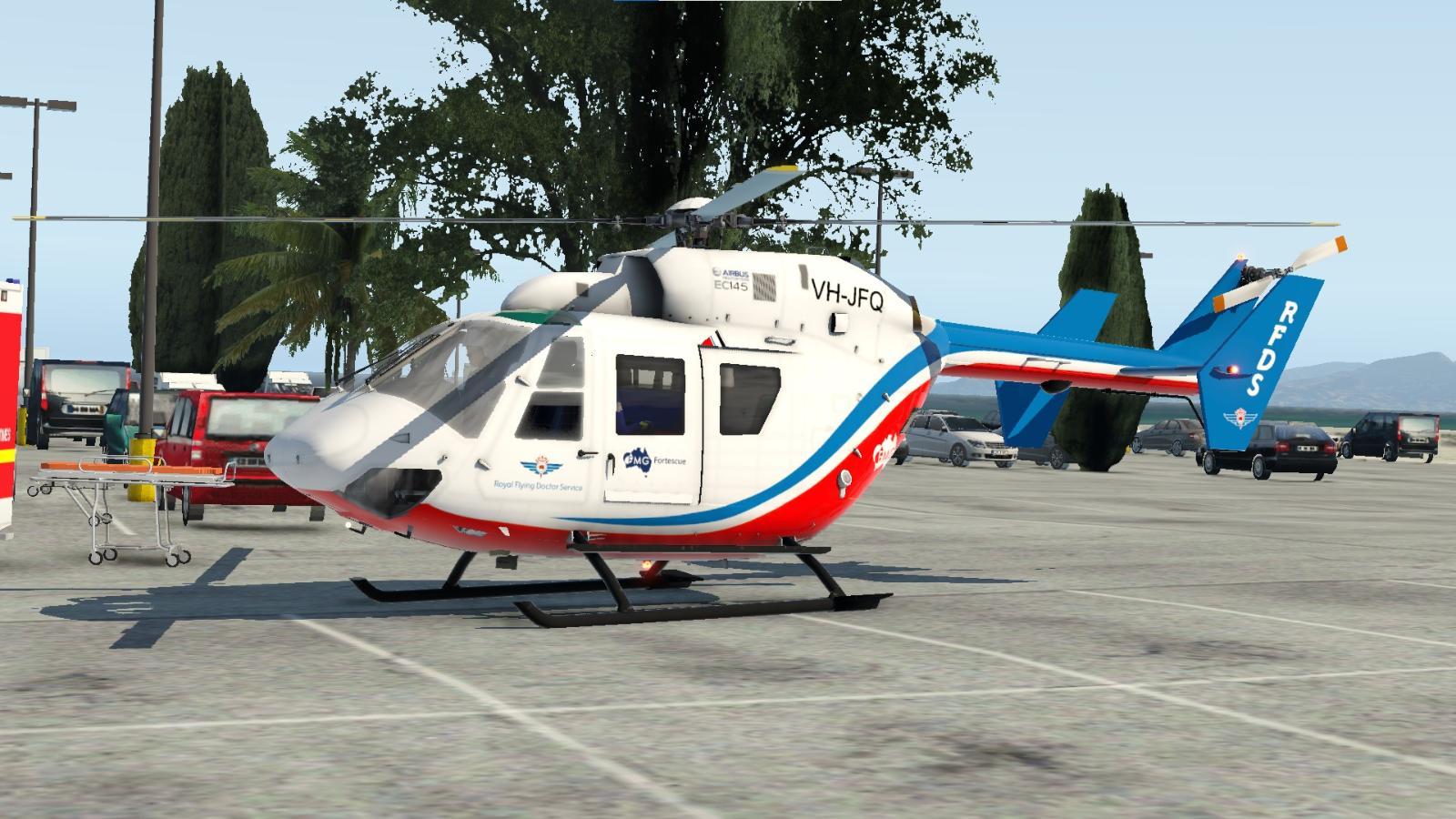 BK-117 EC145 C1 RFDS livery - Aircraft Skins - Liveries - X-Plane.Org Forum