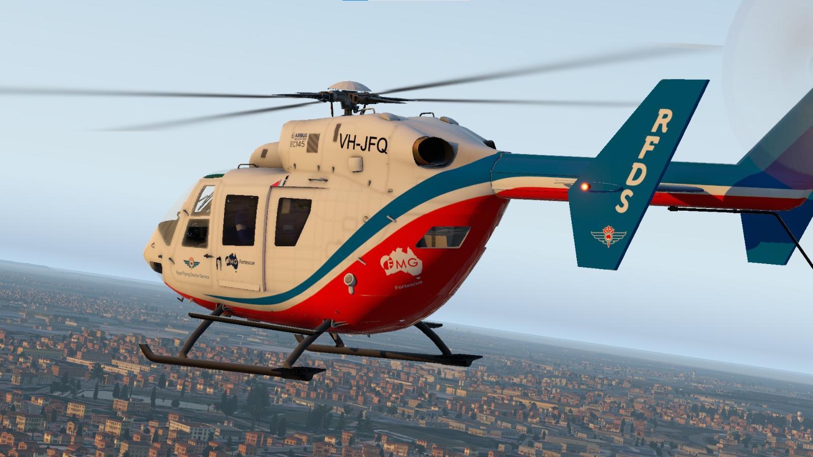 BK-117 EC145 C1 RFDS livery - Aircraft Skins - Liveries - X-Plane.Org Forum