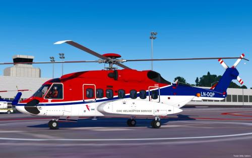 CHC Helikopter Norway S-92 pax ( S92 by Kilopound / freeware ...