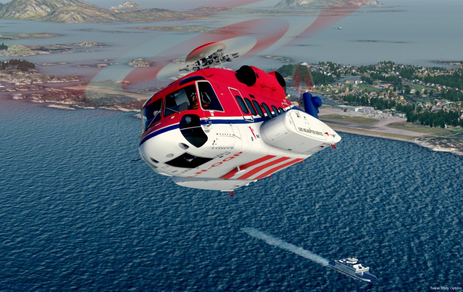 CHC Helikopter Norway S-92 pax ( S92 by Kilopound / freeware ...