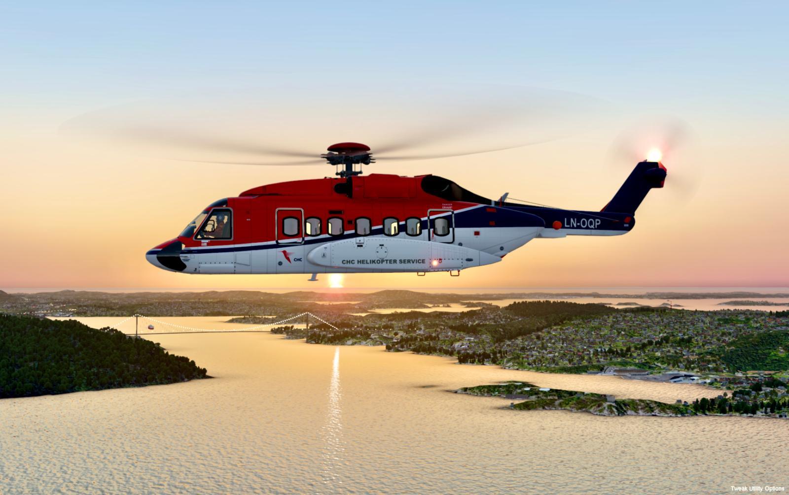 CHC Helikopter Norway S-92 pax ( S92 by Kilopound / freeware ...