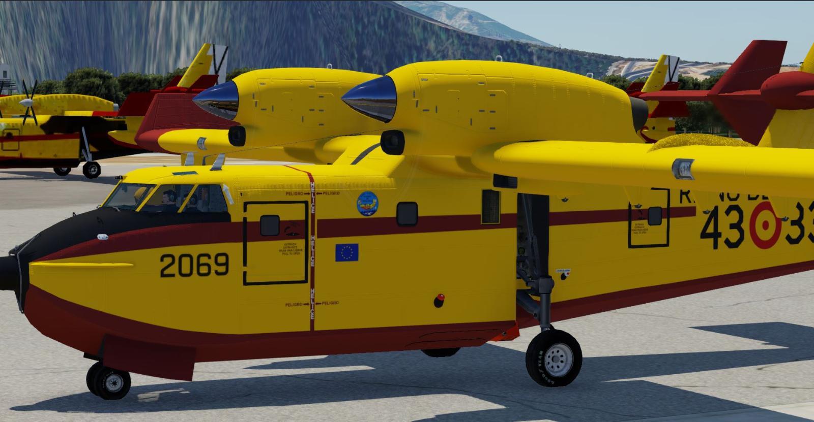 Spanish Air Force 43 Grupo Livery for the DHC-515 v1.1 - Aircraft Skins ...