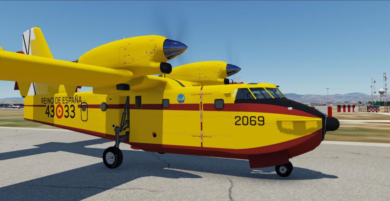 Spanish Air Force 43 Grupo Livery for the DHC-515 v1.1 - Aircraft Skins ...
