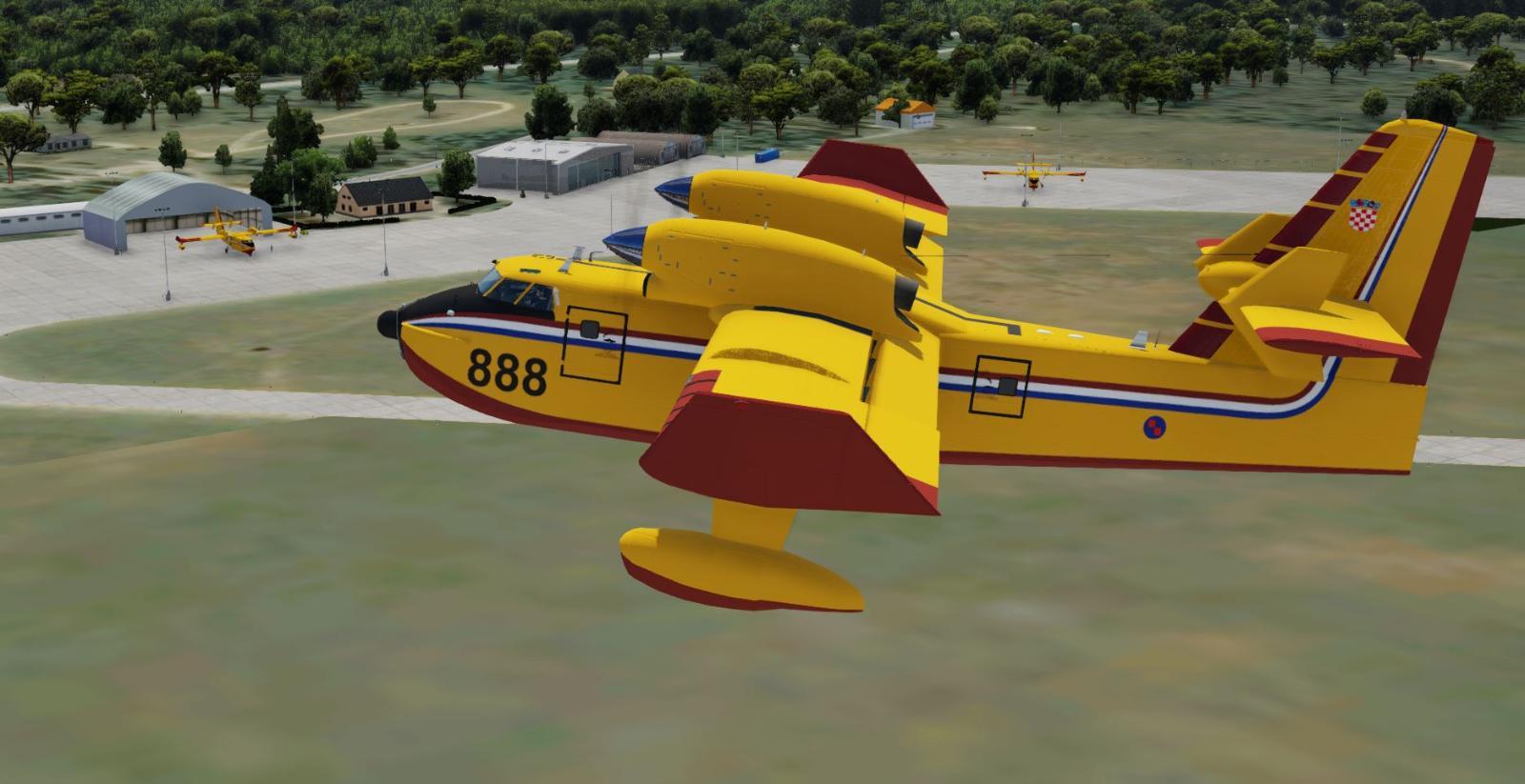 Croatian Air Force 855th Fire Fighter Squadron Livery for the DHC-515 ...