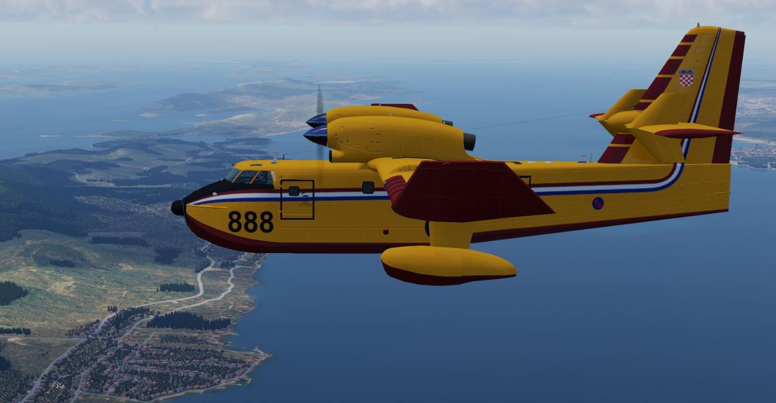 Croatian Air Force 855th Fire Fighter Squadron Livery for the DHC-515 ...