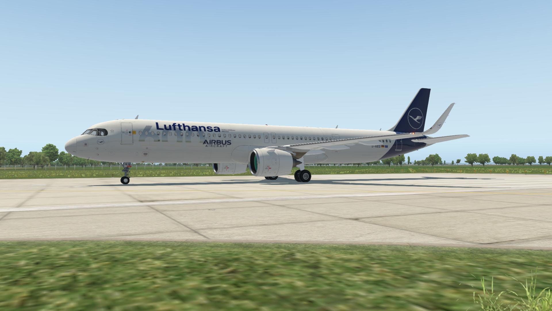 ToLiss A321neo Lufthansa (D-AIEQ, 600th Airbus Aircraft) - Toliss A321 ...