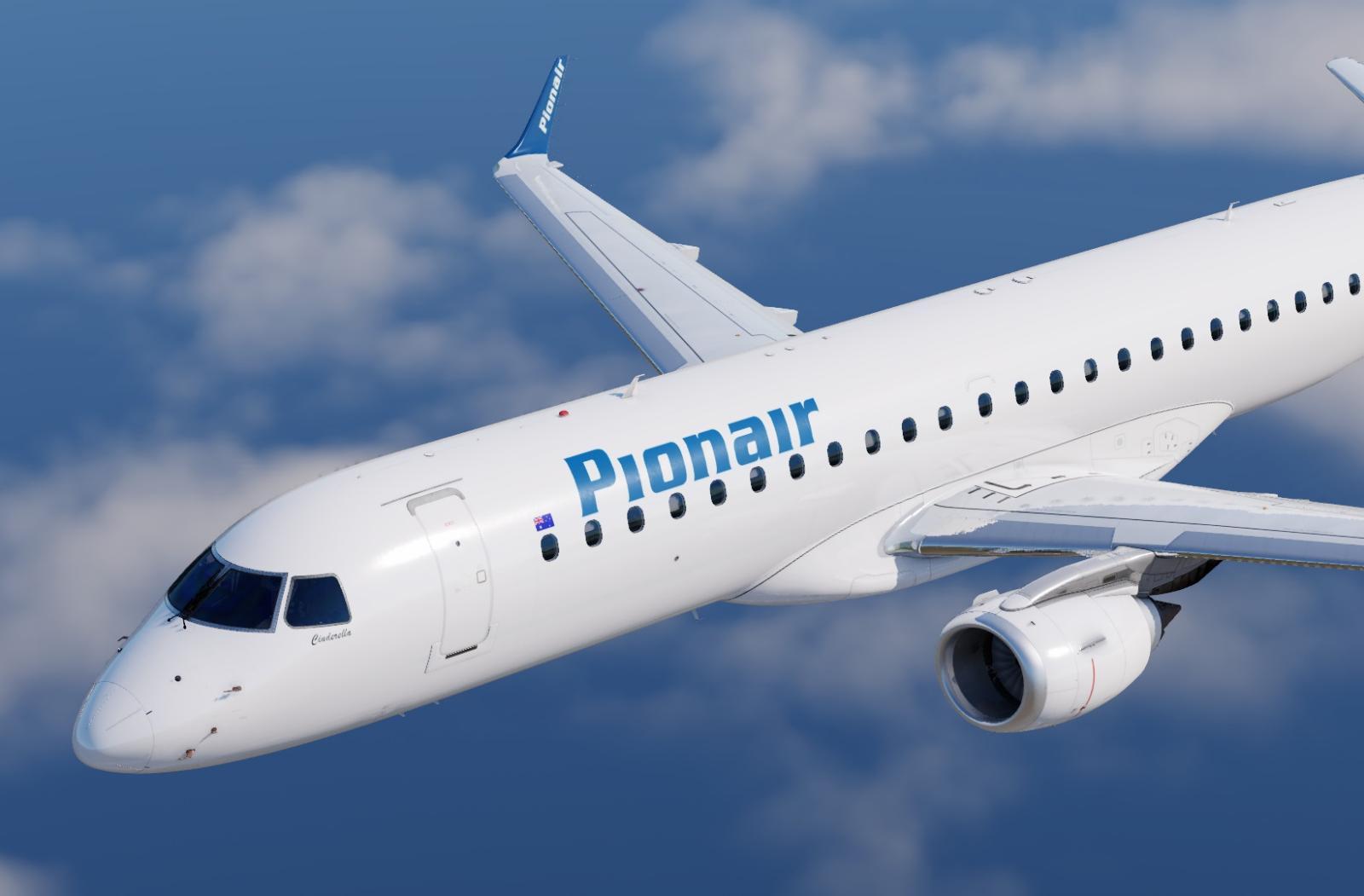Embraer E190 Pionair VH-SEF - E-Jets Family by X-Crafts - X-Plane.Org Forum