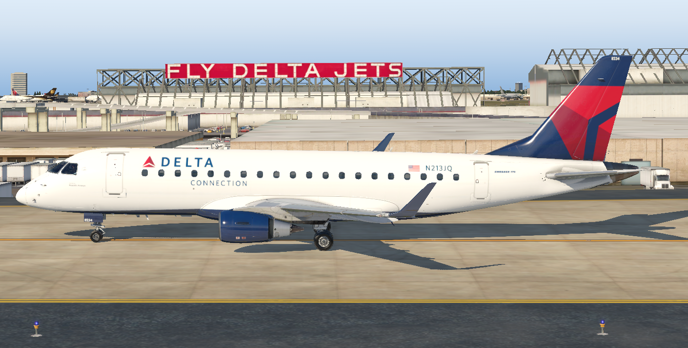 Delta Connection - Republic E175 - E-Jets Family by X-Crafts - X-Plane ...