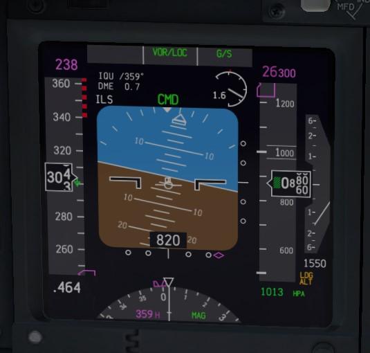 Zibo 737 - ILS approach not working and not capturing LOC, but ...