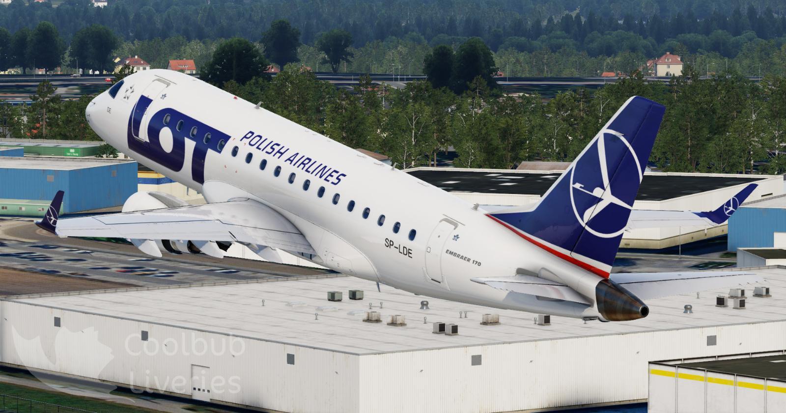 LOT Polish Airlines E-Jets Family by X-Crafts - E-Jets Family by X ...
