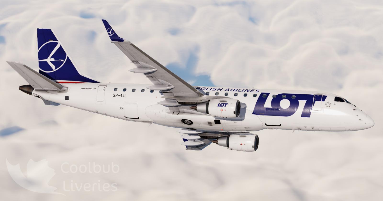 LOT Polish Airlines E-Jets Family by X-Crafts - E-Jets Family by X ...