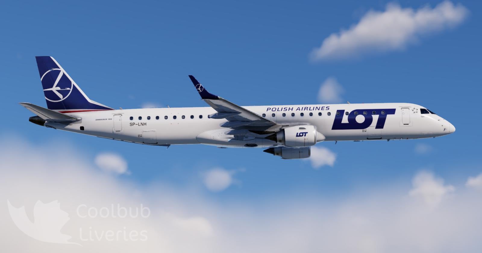 LOT Polish Airlines E-Jets Family by X-Crafts - E-Jets Family by X ...